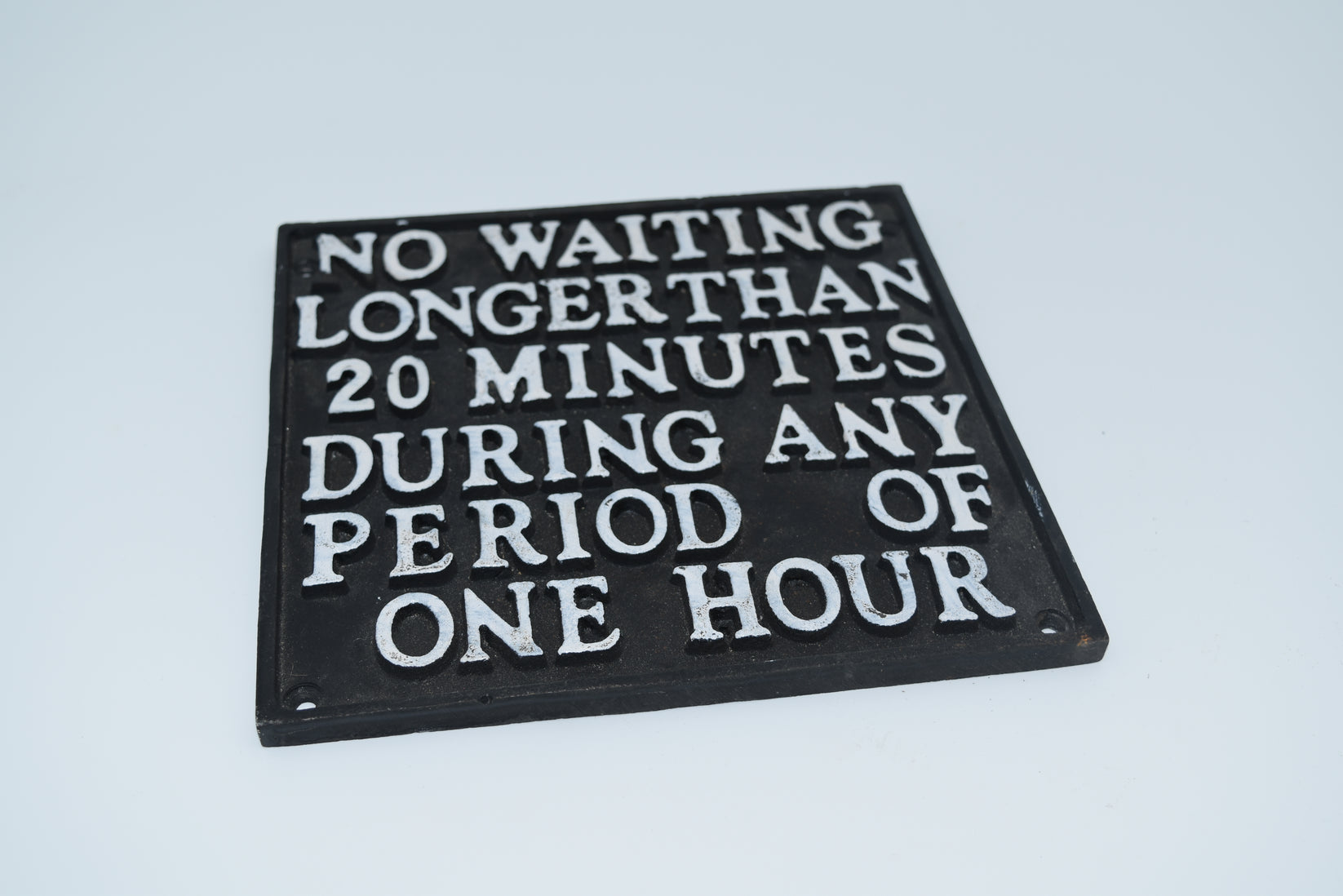 No Waiting Railway Sign – Spearhead & Company