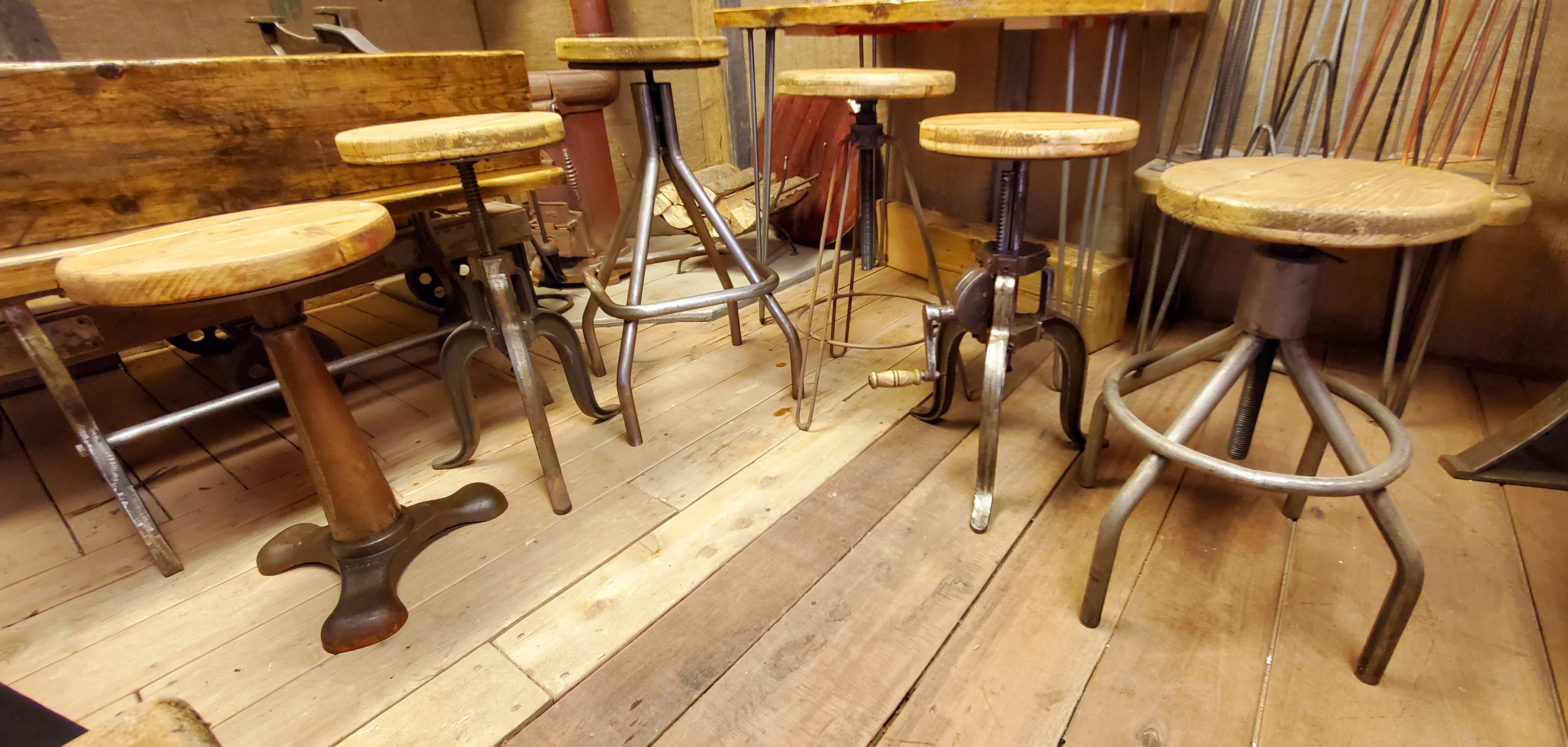 The Jameson | Crank Handle Stool only – Spearhead & Company