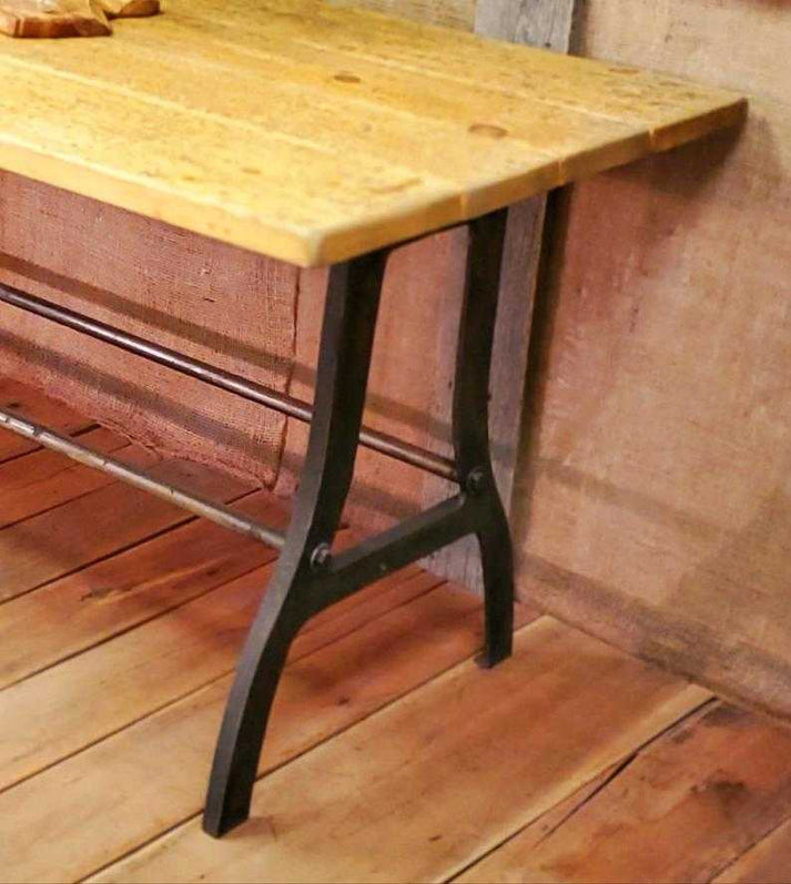 Antique Iron Industrial Farmhouse Table – Spearhead & Company