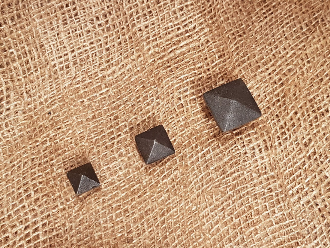 Square Pyramid Stud with Spike - 3 Sizes – Spearhead & Company